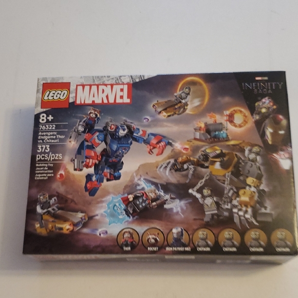 Lego | Toys | Lego Marvel Avengers Thor Vs Chitauri Set Blue Red Gold ...